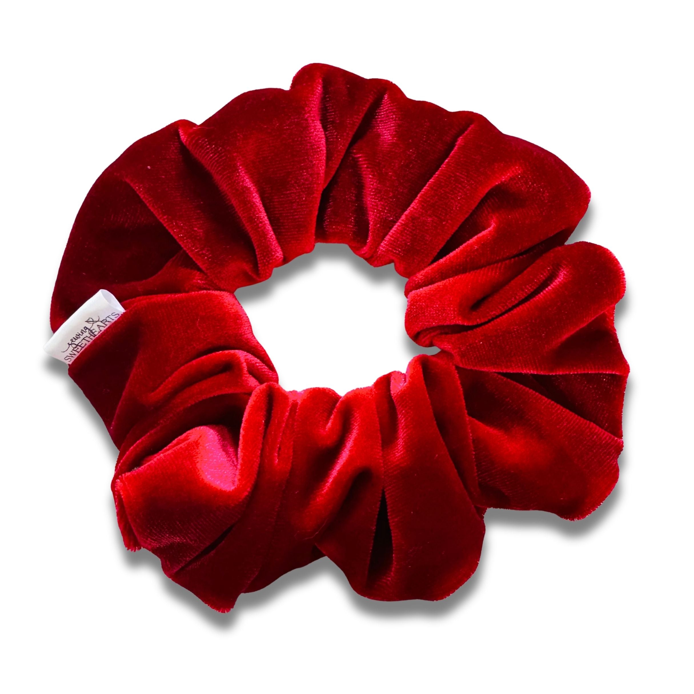 Red Velvet Scrunchie – Sewing Sweethearts